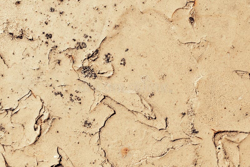 Cracked Paint on Metal Surface. Metal Texture with Rust Stock Photo ...