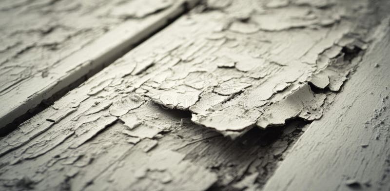 Cracked Paint Texture Peels on Wood Surface with Aged Effect and Decay ...