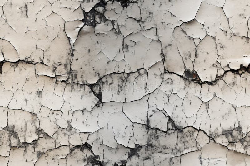 Cracked Paint Texture: a Study in Decay and Time S Passage Stock ...