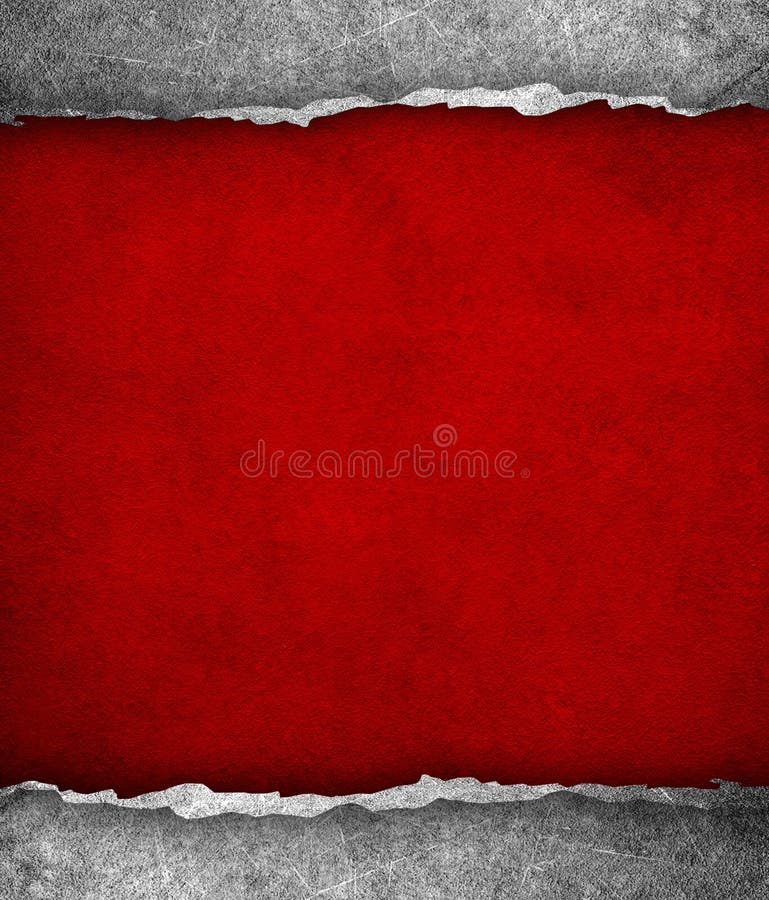 Red paper tear background stock vector. Illustration of copyspace ...