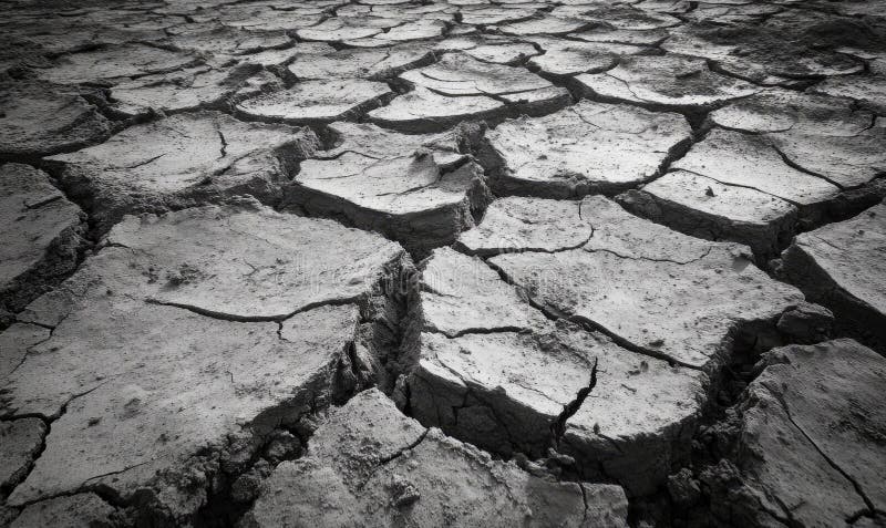 Cracked and Parched Earth, Rough and Uneven Surface Stock Image - Image of background, surface ...