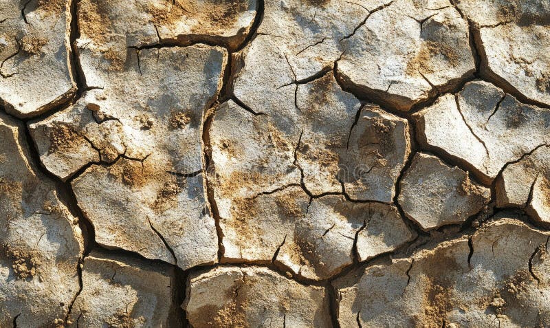 Cracked and Parched Earth, Rough and Uneven Surface Stock Image - Image ...