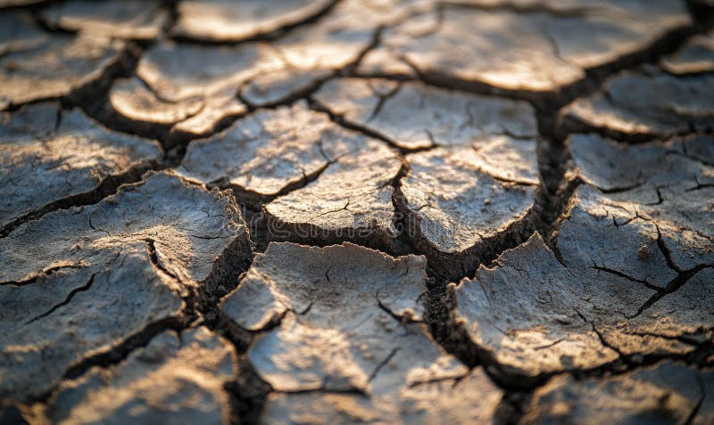 Cracked and Parched Earth, Rough and Uneven Surface Stock Photo - Image ...