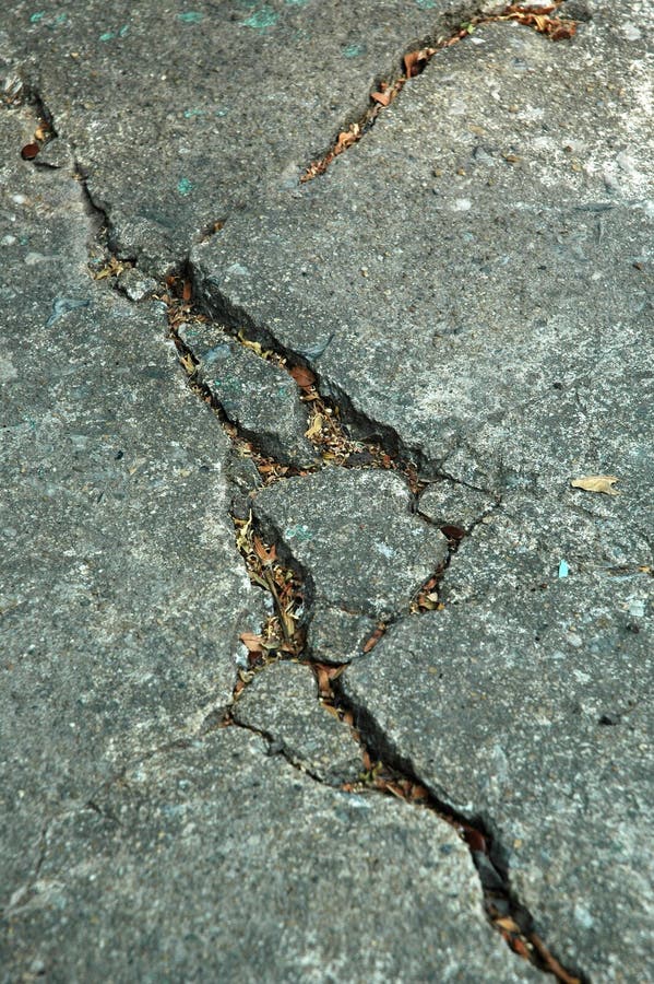 Cracked Pathway stock image. Image of ruined, danger - 38657475