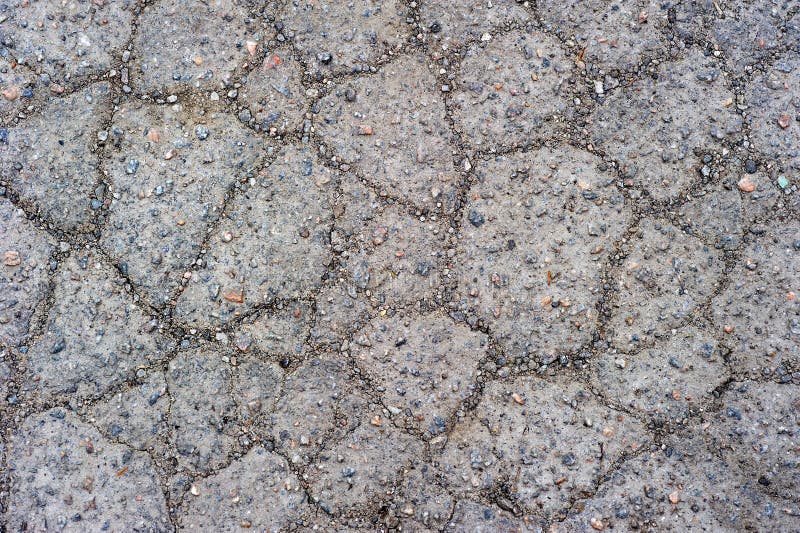 Cracked pavement stock image. Image of decay, damaged - 1436675