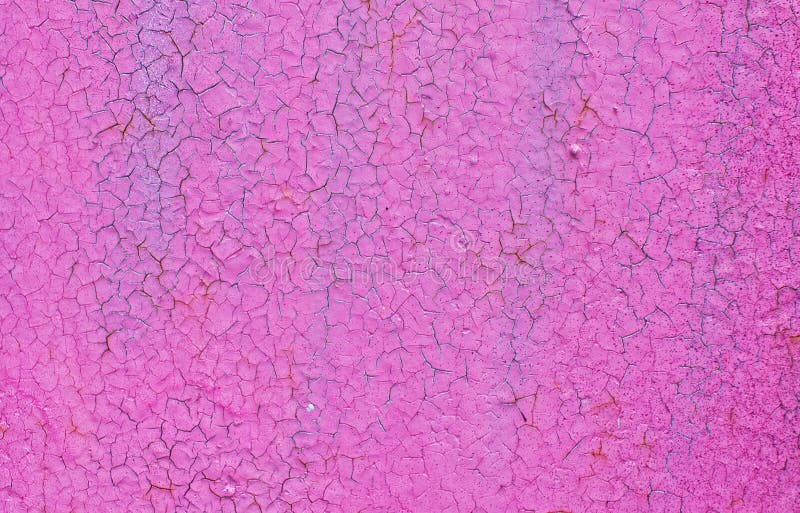 Cracked pink wall texture stock photo. Image of aged - 76596332