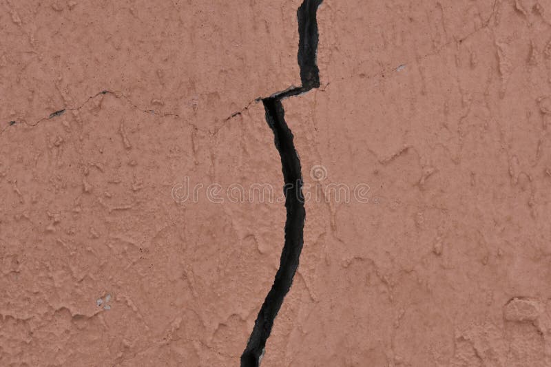 Cracked Plaster Wall. Construction and Renovation. Stock Photo - Image ...