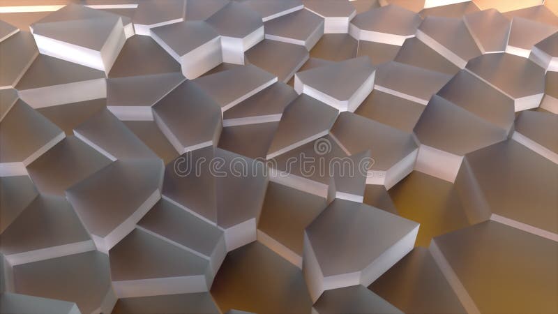 Cracked Polygons Surface Abstract Background. Stock Footage - Video of ...