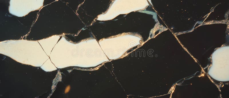 Cracked Porcelain with Sharp Edges and Smooth Glaze Highlights ...