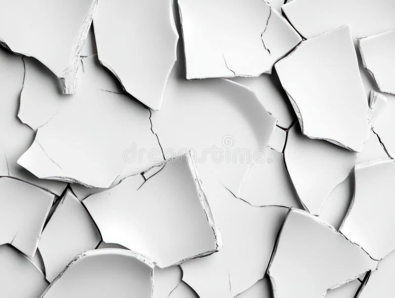 Cracked Porcelain Wall Texture Stock Illustration - Illustration of ...