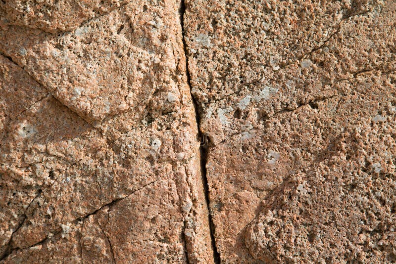 Cracked and Porous Red Stone Texture Stock Photo - Image of background ...