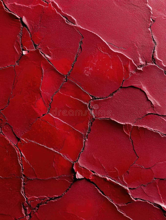 Cracked Red Surface stock image. Image of flake, generated - 360129091