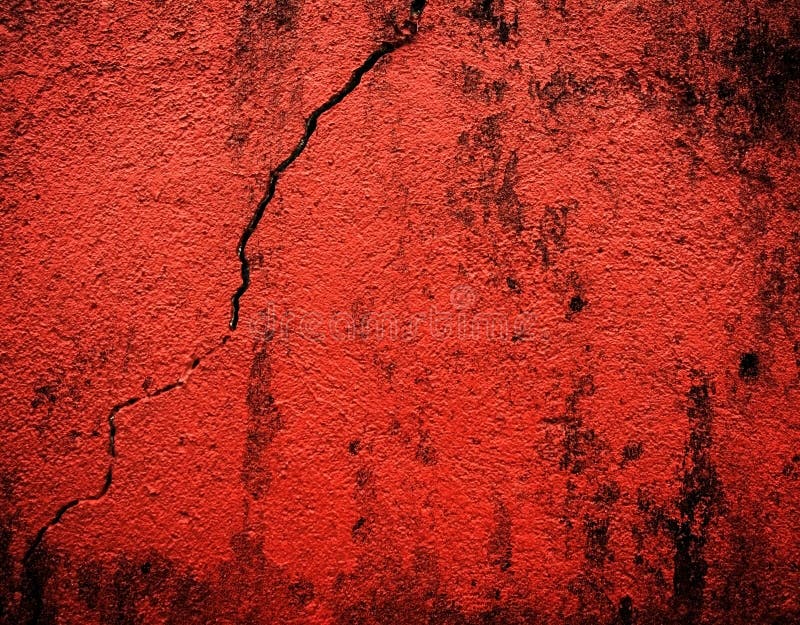Cracked red wall stock photo. Image of grain, paper, dirty - 12747688