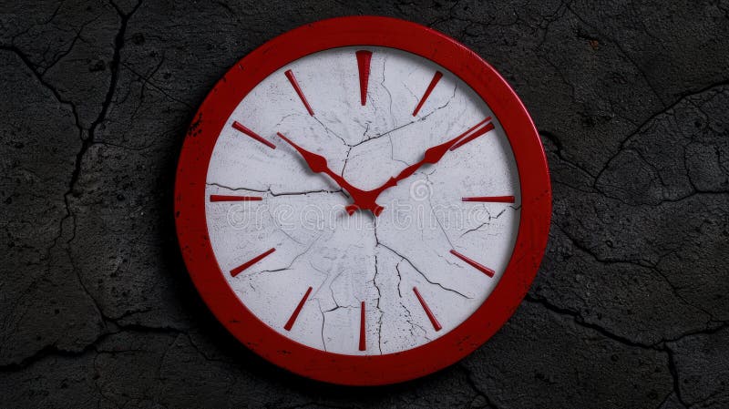 Red Clock Face Stock Illustrations – 6,166 Red Clock Face Stock ...