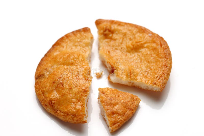 Cracked rice cracker stock image. Image of snack, gourmet - 43869695