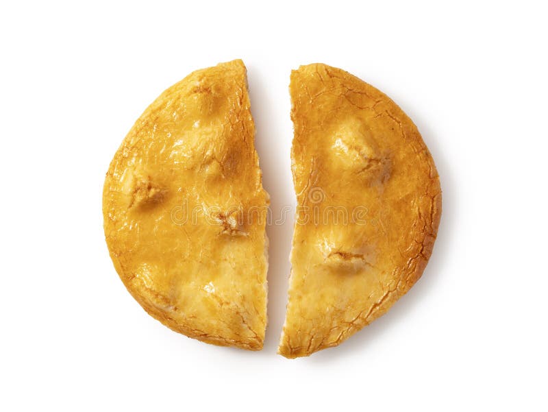 Sembei Rice Crackers Placed on a White Background Stock Image - Image ...