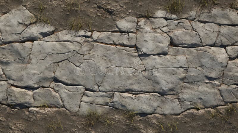 Cracked Road Texture Seamless Stock Photo - Image of faded, texture ...