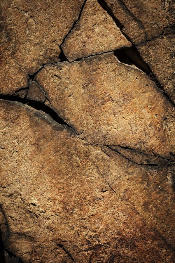 Cracked Rock Nature Background Stock Photo - Image of revival, effect ...