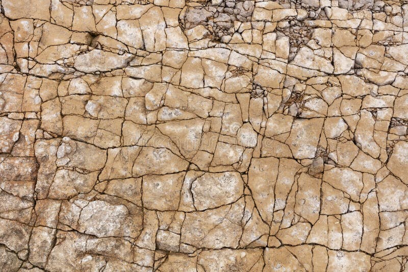 Cracked Rock Surface Texture Background Stock Image - Image of ...