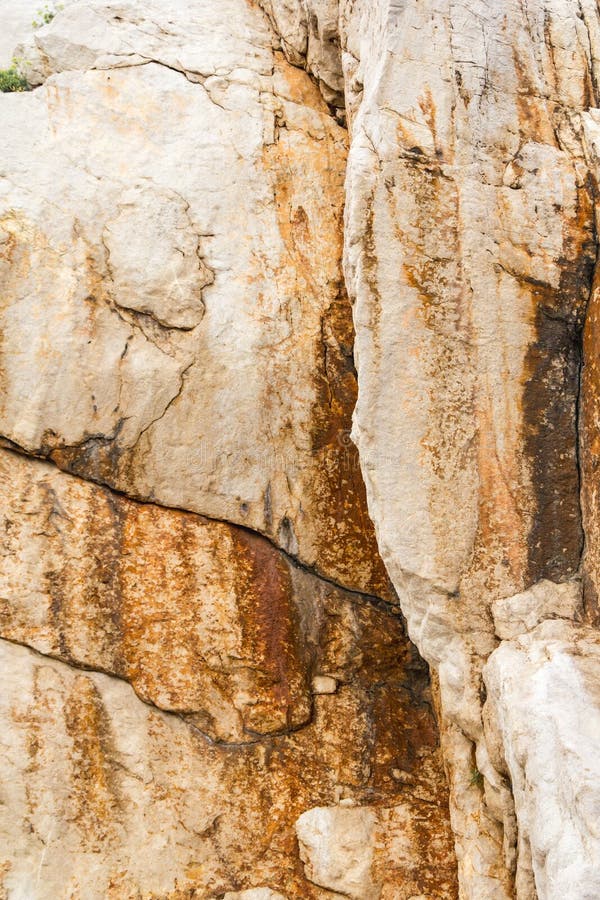 Cracked rock texture stock photo. Image of makarska, sightseeing - 57443510