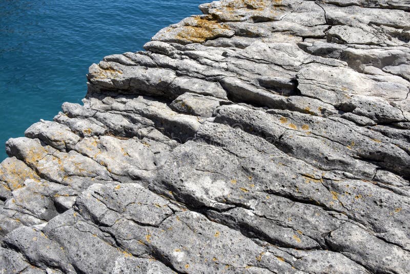 Dry sharp rocks stock image. Image of wild, town, coast - 238500601