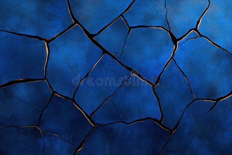 Cracked Rustic Blue Concrete Texture for Background or Flooring Stock ...