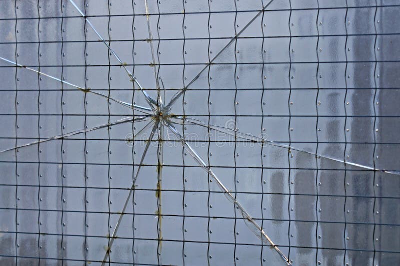 Safety glass broken stock photo. Image of lines, problem - 275165196