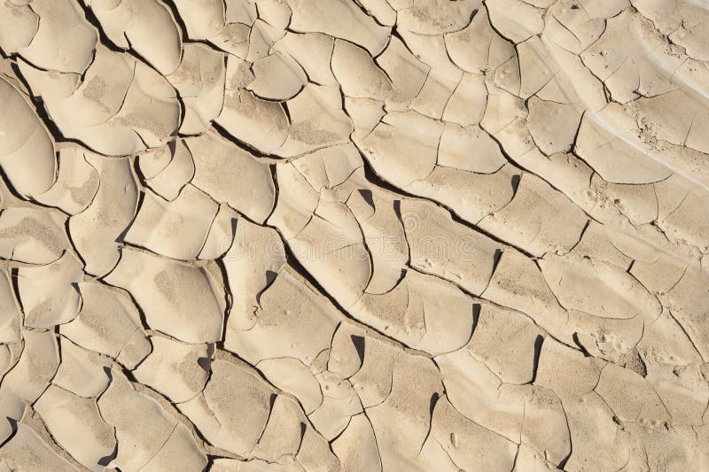 Cracked Sandy Desert Ground Background Stock Image - Image of sand ...