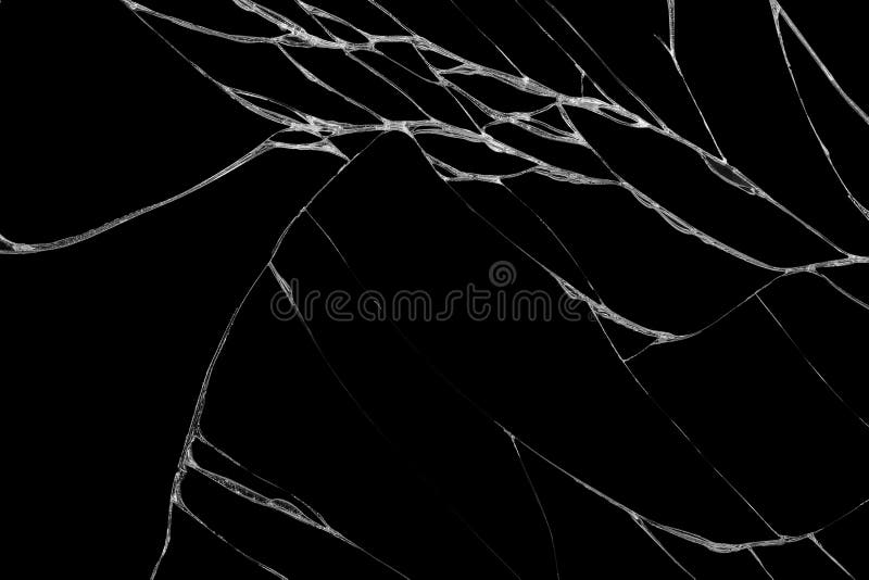Cracked Screen Background and Texture Detail Stock Photo - Image of ...
