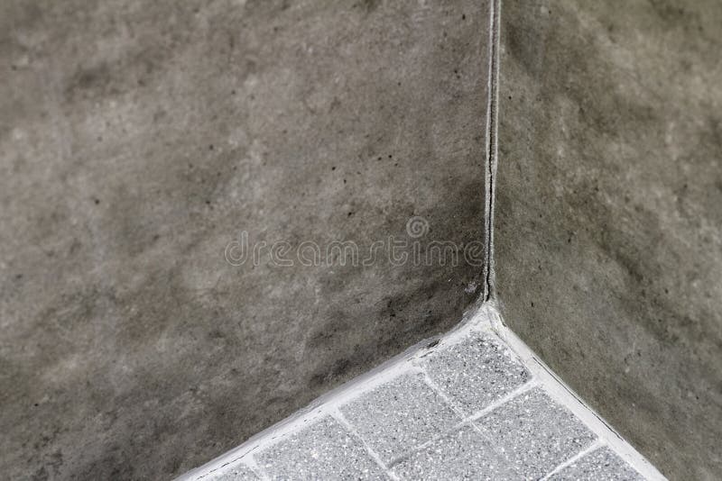 Cracked Shower Floor Corner Grout Stock Photo - Image of improvement ...