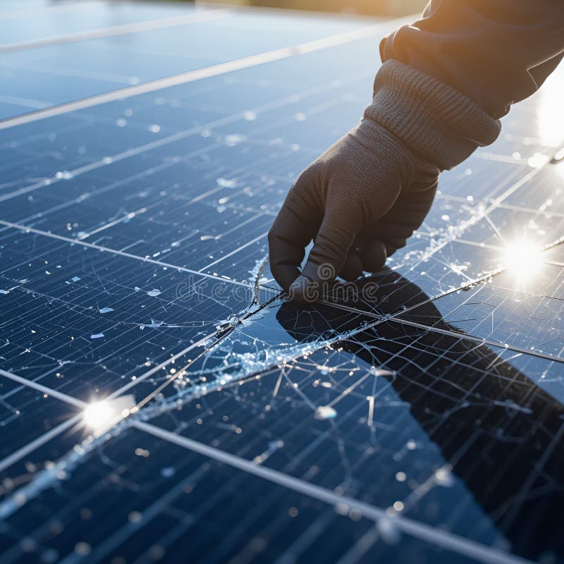 "Cracked Solar Panel Inspection: Assessing Damage & Repair Needs for ...
