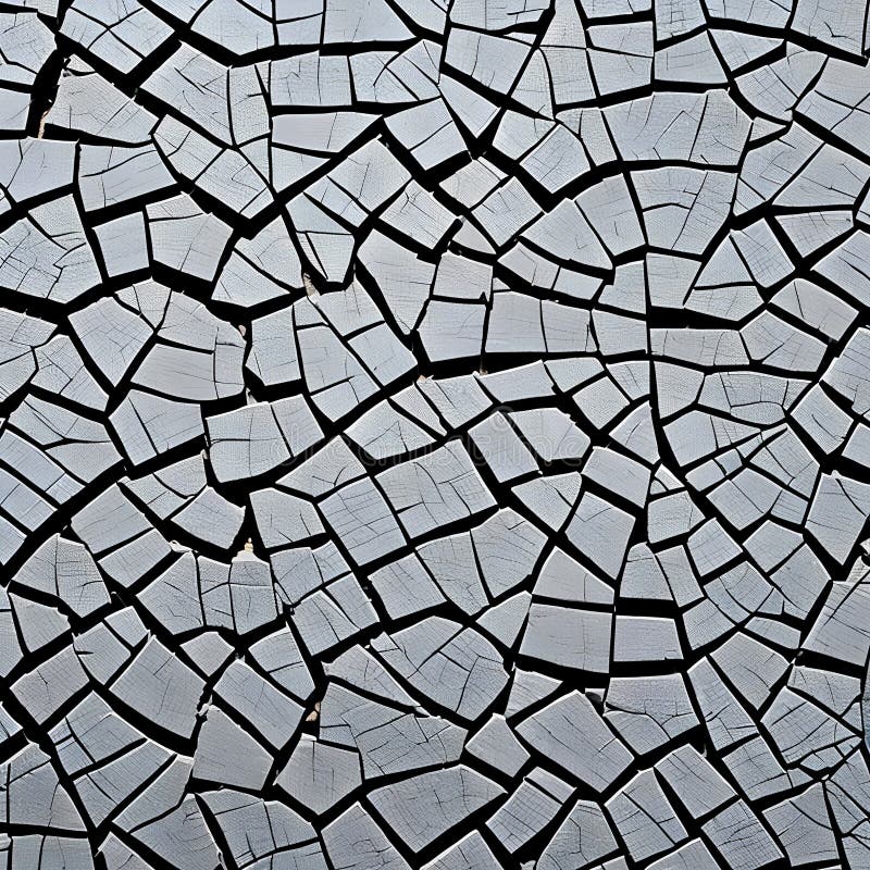 A Cracked and Broken Texture with Shattered Pottery and Cracked Rocks1 ...