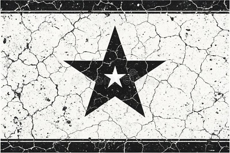 Cracked Star Flag Asphalt Road Background Texture Stock Image - Image ...