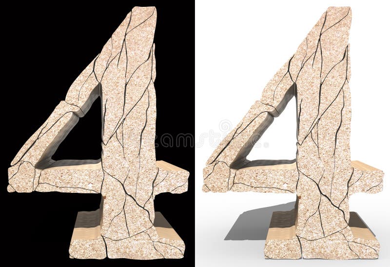Stone Numerals Stock Illustrations – 258 Stone Numerals Stock ...