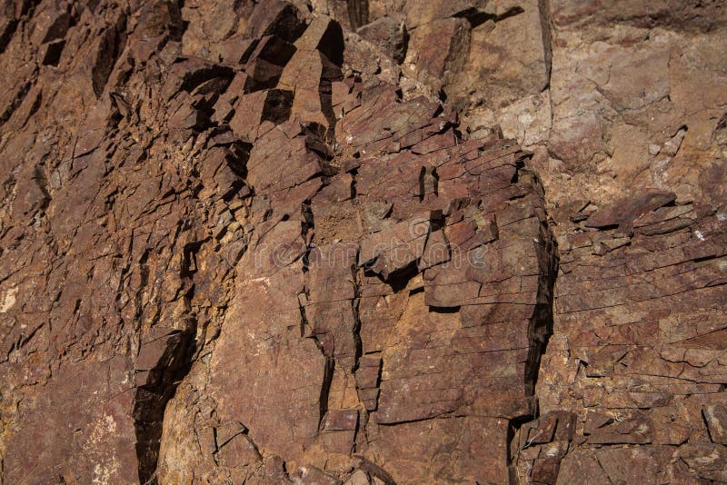 Cracked Stone Texture Closeup - Rock Crack Stock Photo - Image of ...