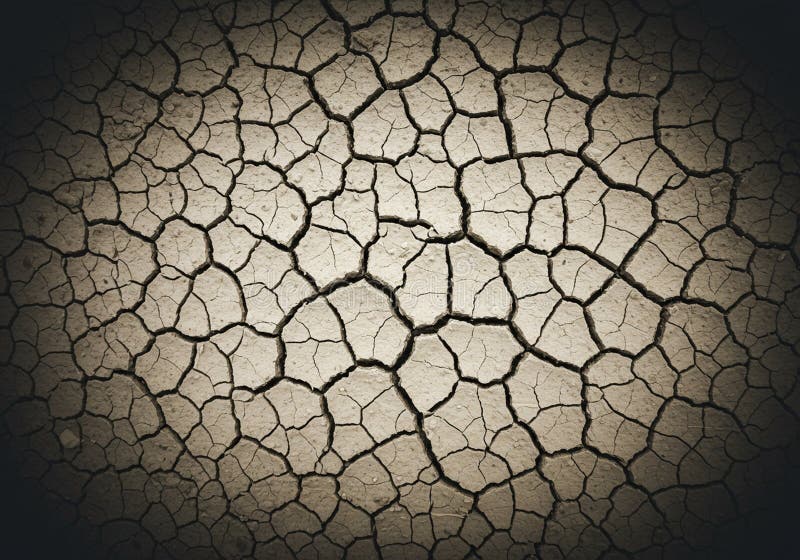 Cracked, Sun-baked Earth Forms an Intricate Pattern of Irregular ...