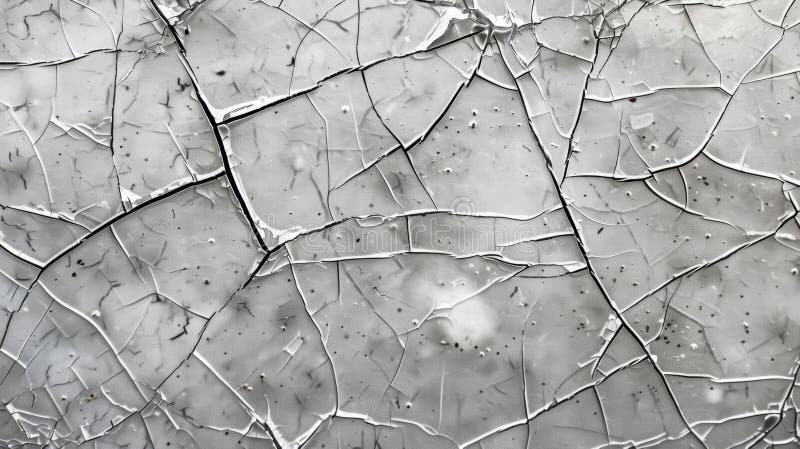 Cracked Surface the Surface of this Scratched Plastic Displays a ...
