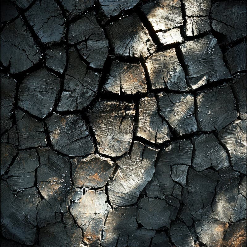 Cracked Surface Texture with Distressed Appearance Highlighting Natural ...