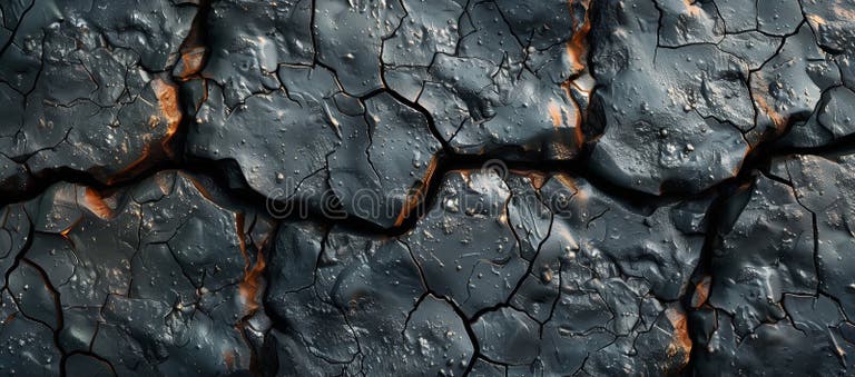 Cracked Surface Texture Featuring Dark and Earthy Patterns with ...