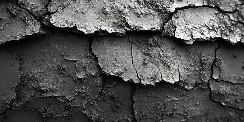 Cracked Surface Texture Reveals Layers of Peeling Paint and Weathered ...