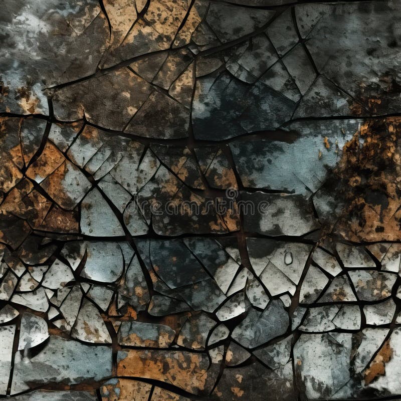 Cracked Surfaces and Distressed Textures, Urban-inspired, Gritty, Dim ...