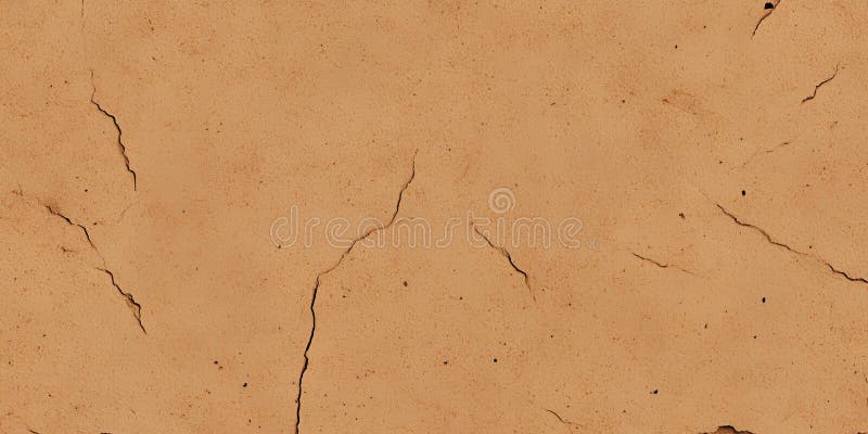 Cracked Tan Plaster Wall Texture Background Stock Illustration ...