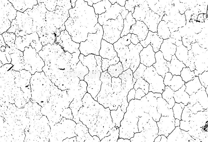 Cracked Texture Background, Abstract Grungy Texture Vector Distress for ...