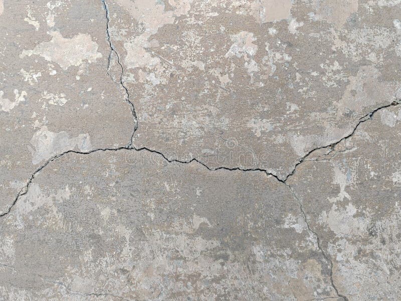 Cracked Texture Concrete Floor Cement Wall Broken Stock Image - Image ...