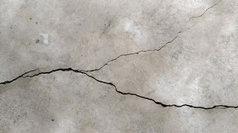Cracked Texture Concrete Floor Cement Wall Broken Stock Footage - Video ...