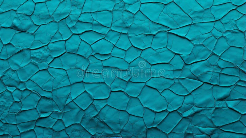 Cracked Tile Material: Dark Turquoise Texture with Organic Textures ...