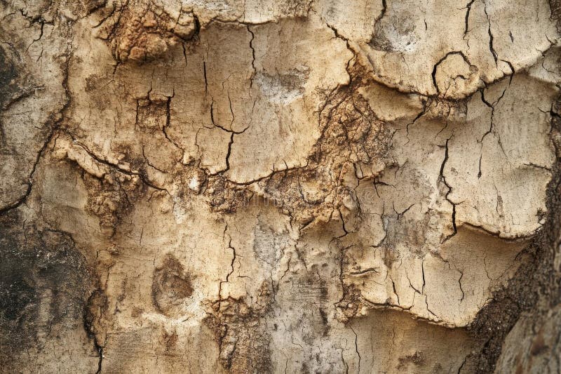 Cracked Tree Bark Texture, a Close-Up Look at Nature S Patterns Stock ...