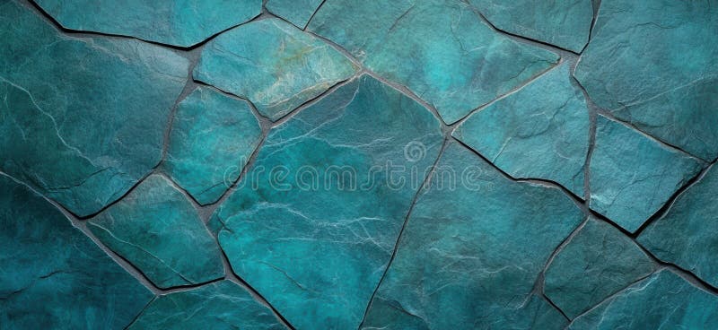 Cracked Turquoise Stone Surface Texture Stock Illustration ...