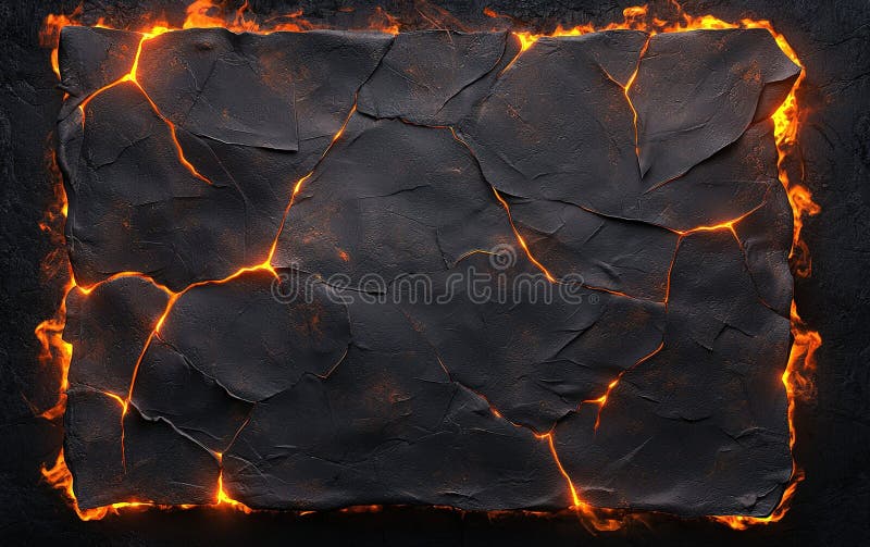 Cracked Rock Texture Glowing Lava Effect Stock Photos - Free & Royalty ...