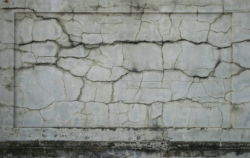Cracked wall panel stock image. Image of white, grunge - 7636323